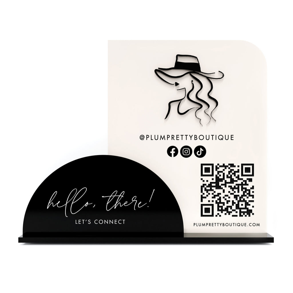 Custom Business Pop Up Sign – The Cotton & Canvas Co.