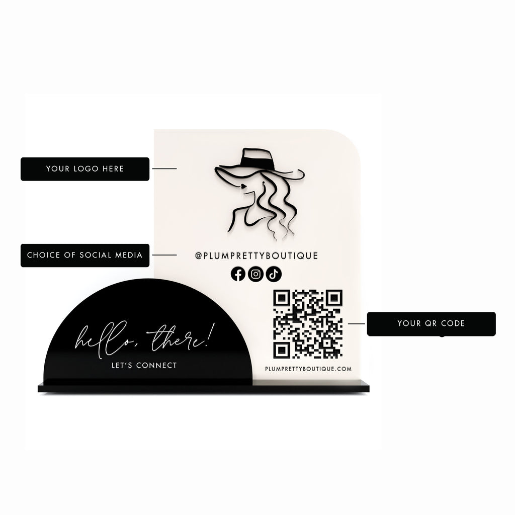 Custom Business Pop Up Sign – The Cotton & Canvas Co.