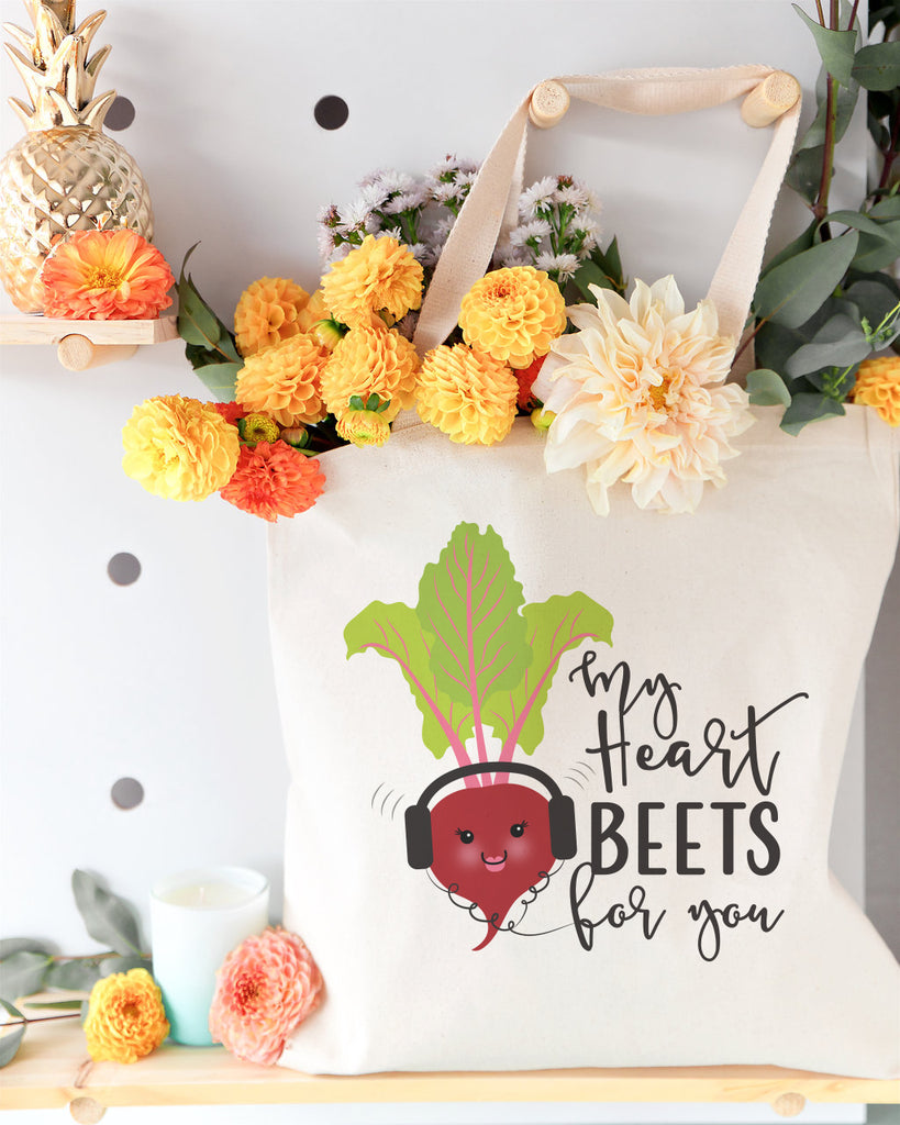 My Heart Beets for You Cotton Canvas Tote Bag – The Cotton & Canvas Co.