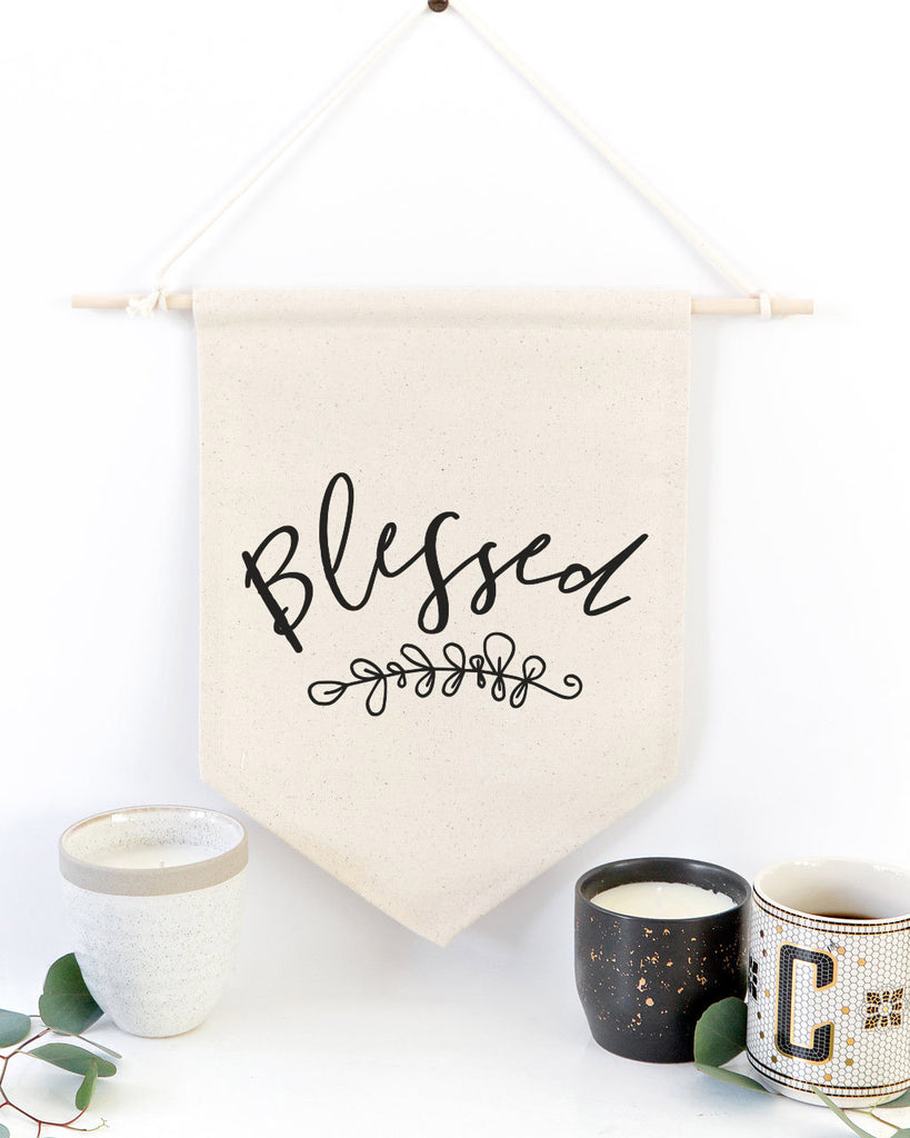 Blessed Hanging Wall Banner – The Cotton & Canvas Co.