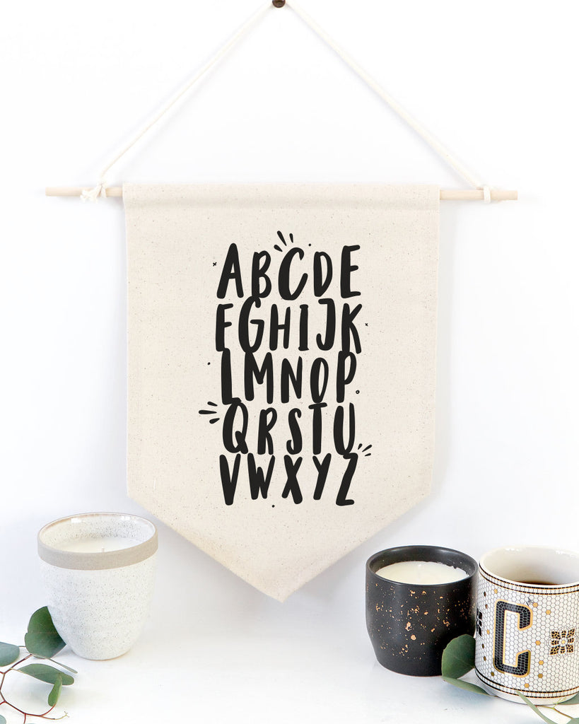 Alphabet Hanging Wall Banner – The Cotton & Canvas Co.
