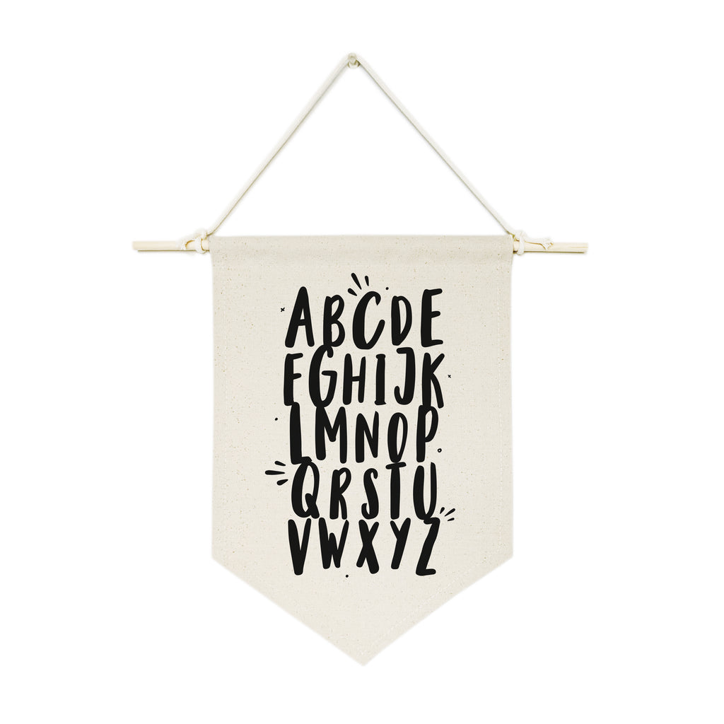 Alphabet Hanging Wall Banner – The Cotton & Canvas Co.