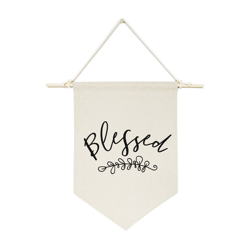 Blessed Hanging Wall Banner – The Cotton & Canvas Co.