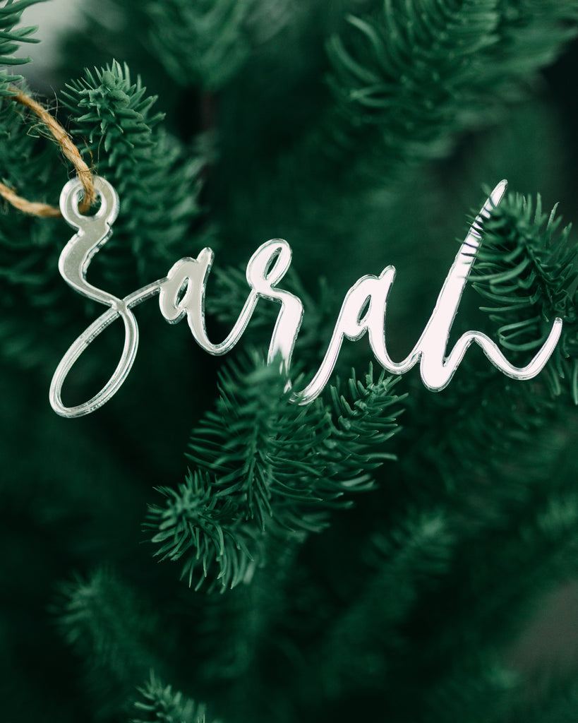 Personalized Name Gift Tag and Ornament – The Cotton & Canvas Co.