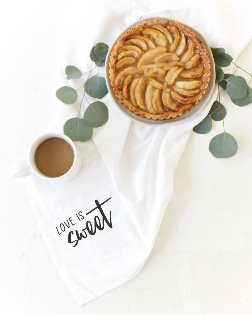 Love is Sweet Kitchen Tea Towel – The Cotton & Canvas Co.