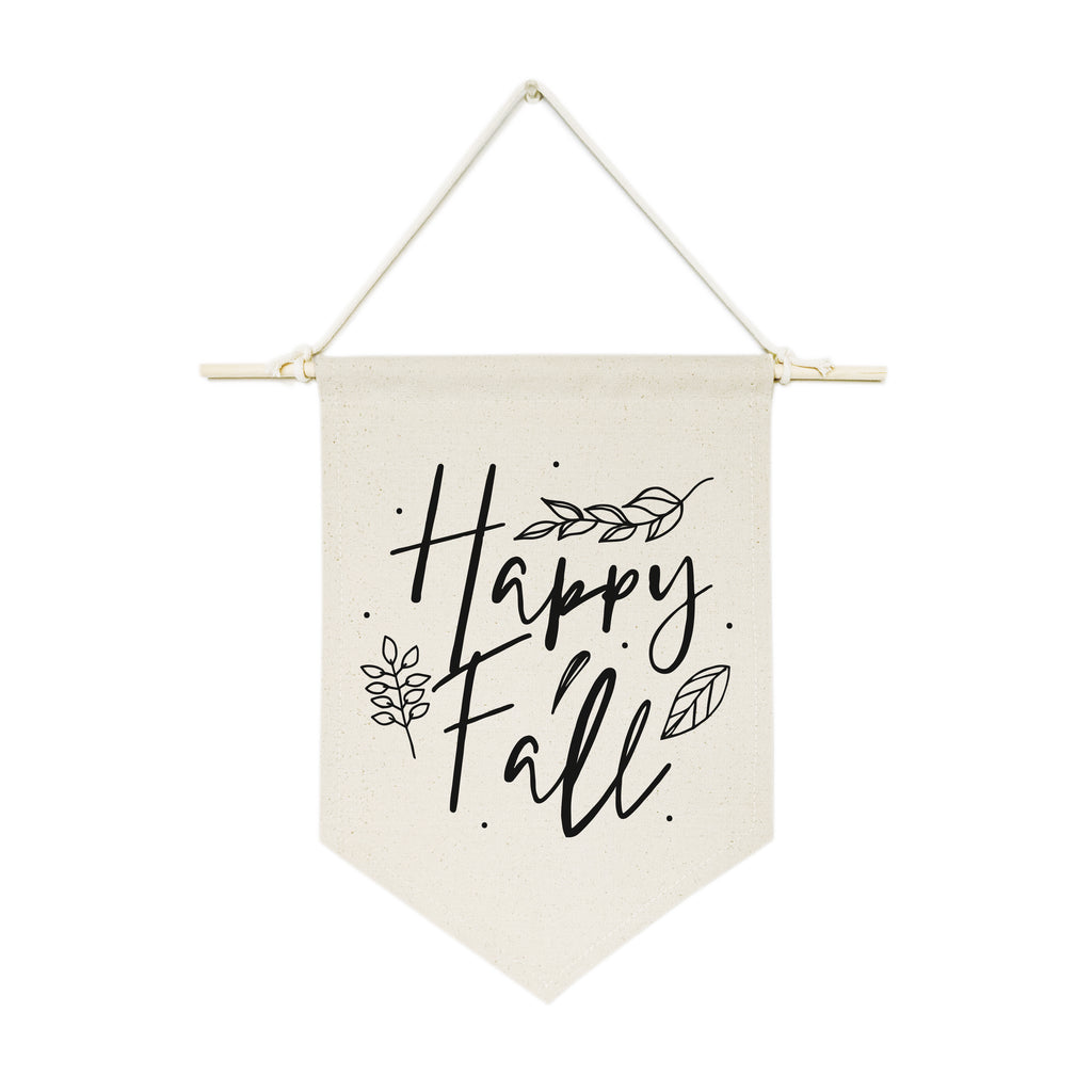 Happy Fall! Hanging Wall Banner – The Cotton & Canvas Co.