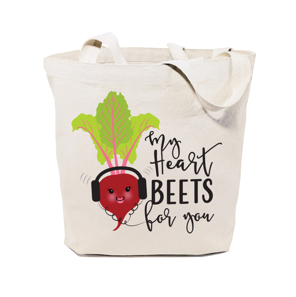 My Heart Beets for You Cotton Canvas Tote Bag – The Cotton & Canvas Co.