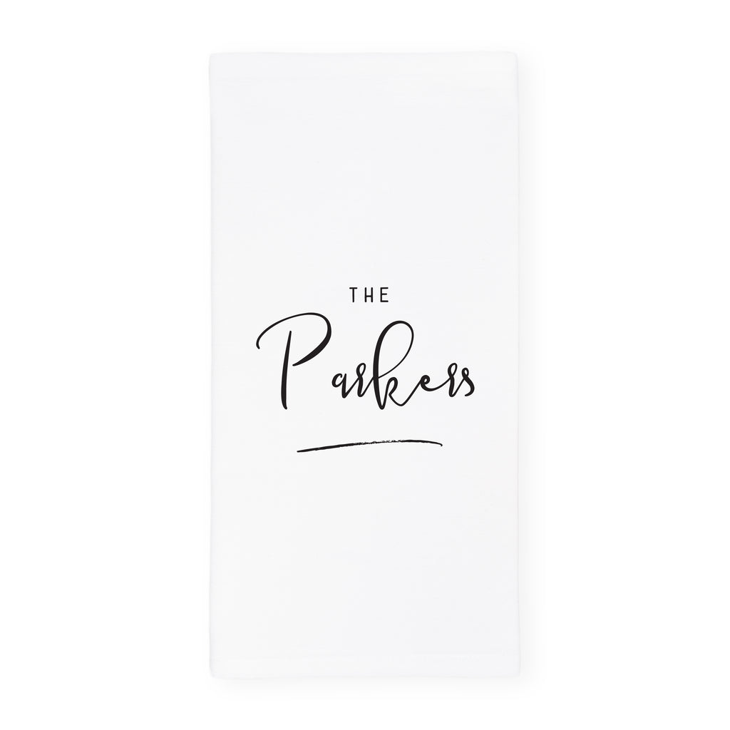 Personalized Last Name Kitchen Tea Towel – The Cotton & Canvas Co.