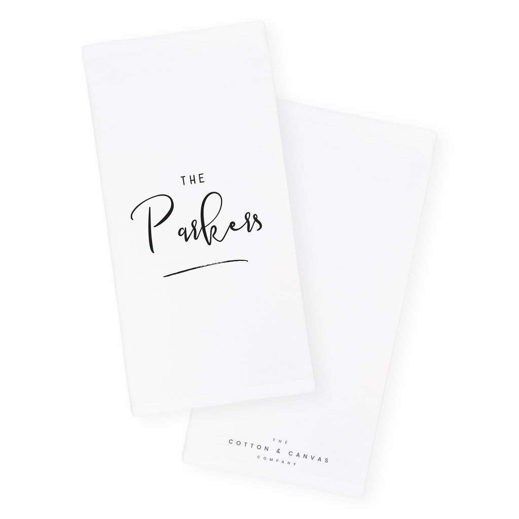 Personalized Last Name Kitchen Tea Towel – The Cotton & Canvas Co.